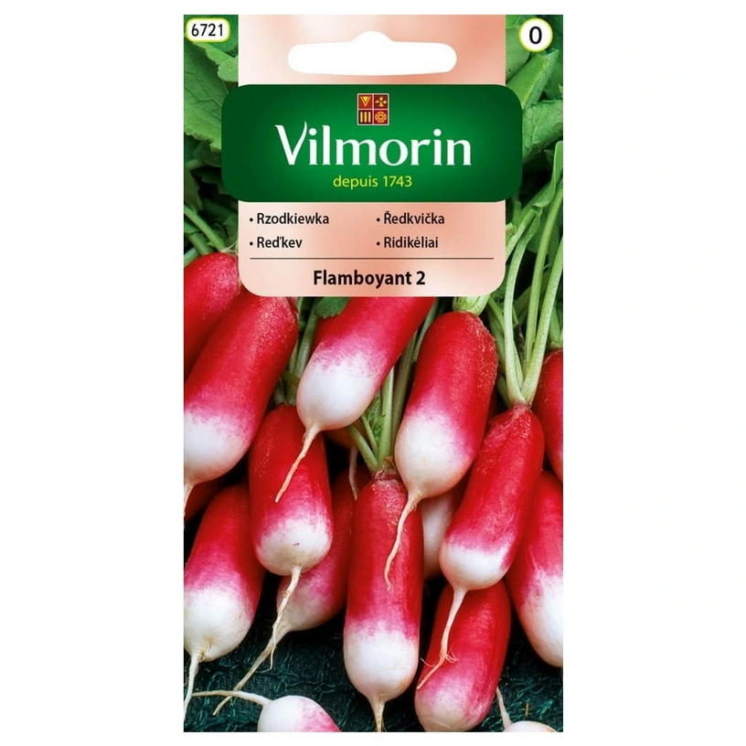 VILMORIN Reďkovka červena skorá FLAMBOYANT 2 - MODOM